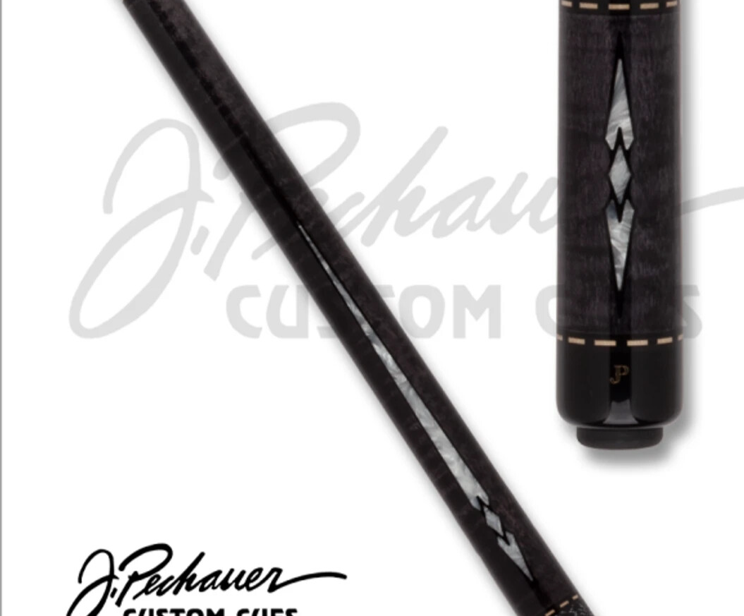 PECHAUER JP9T JP9 POOL CUE SMOKE STAIN LEATHER WRAP 12.25 MM SHAFT NEW ...
